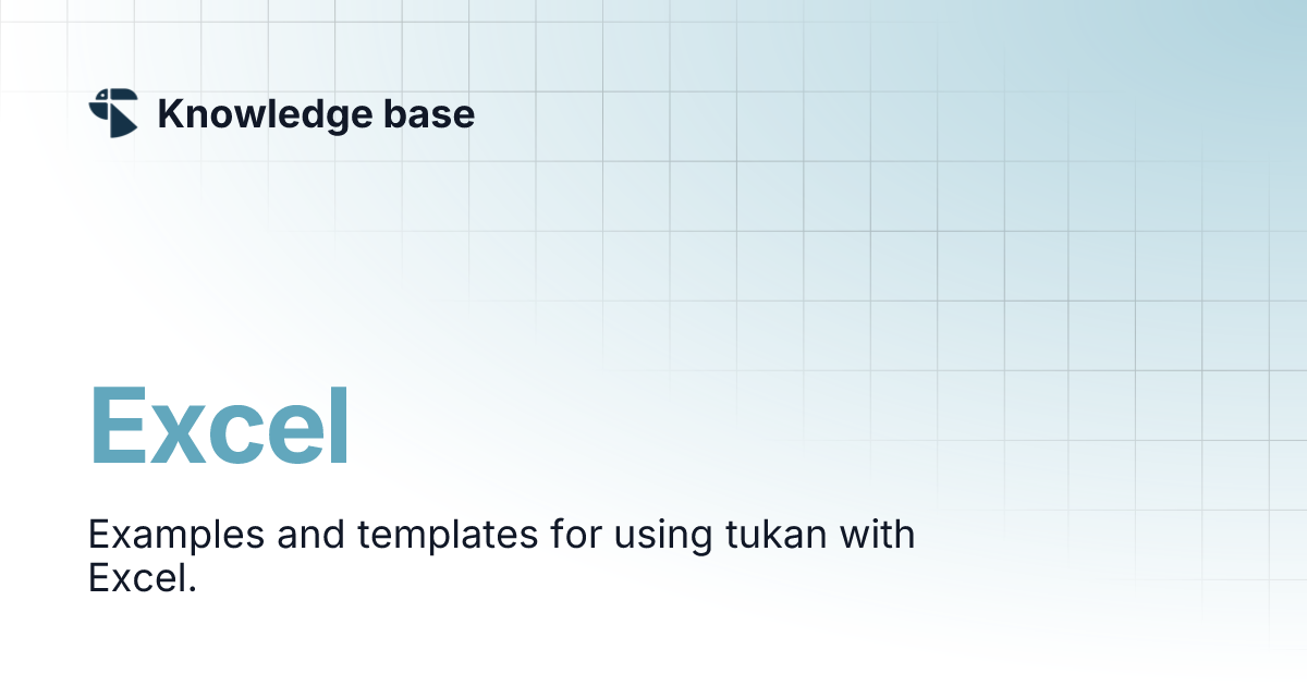 Excel | Knowledge base